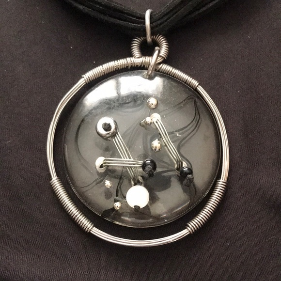 Treska | Jewelry | Treska Orrery Steampunk Machine Lucite Medallion ...